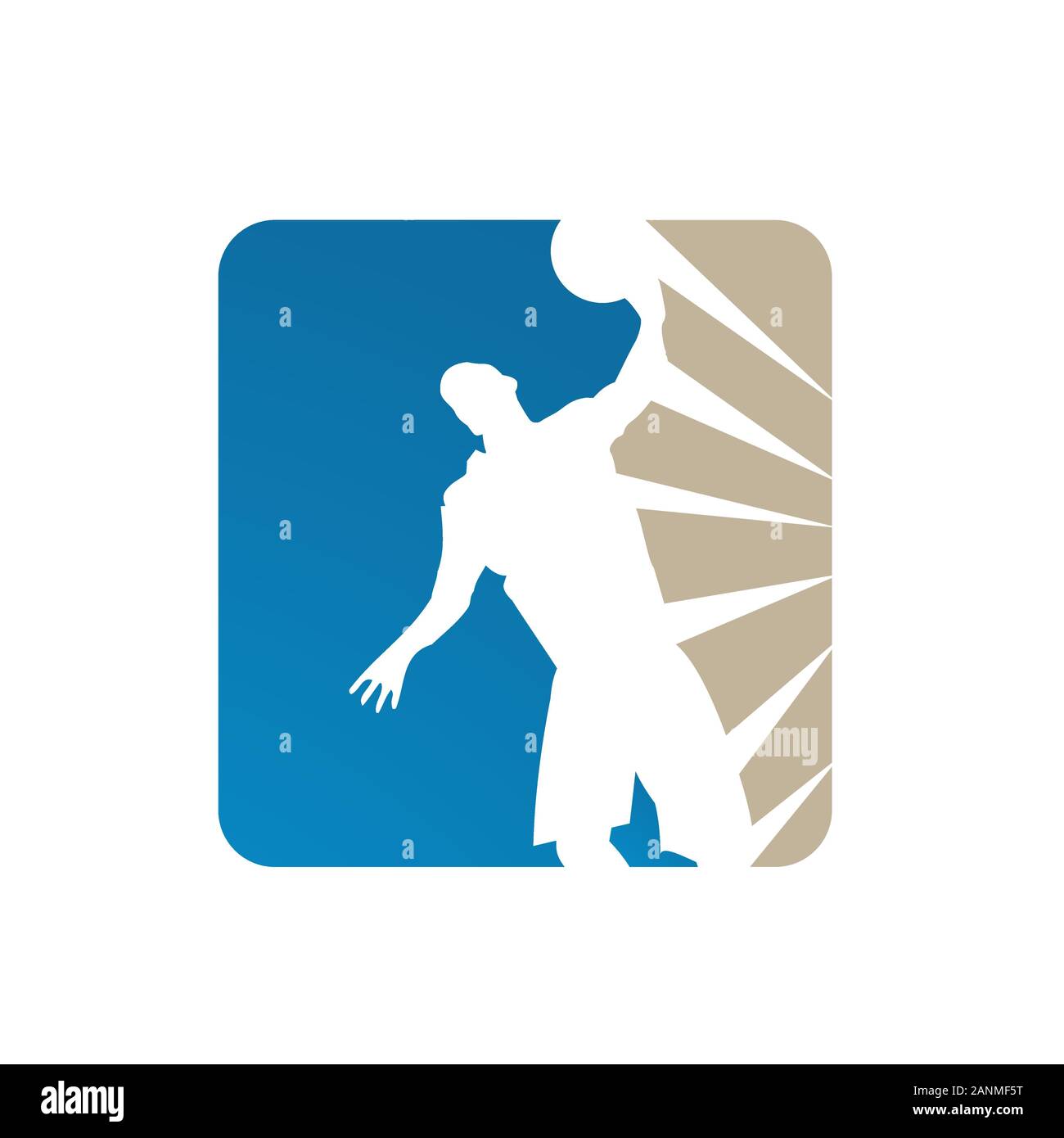 Handball player vector silhouette hi-res stock photography and images ...