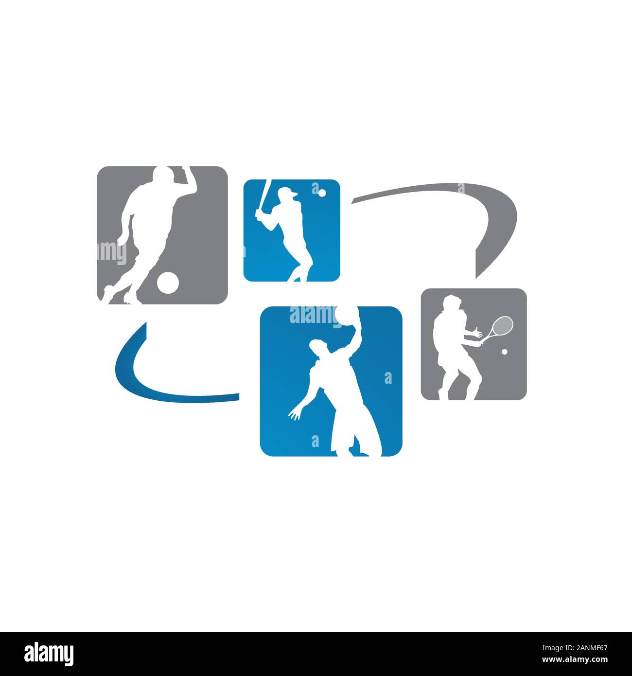 sport club logo design vector graphic illustration element Stock Vector ...
