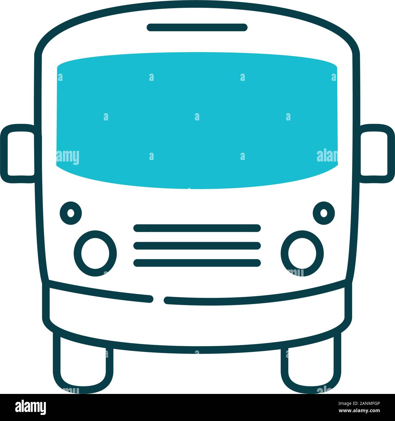 Isolated bus vehicle vector design Stock Vector Image & Art - Alamy