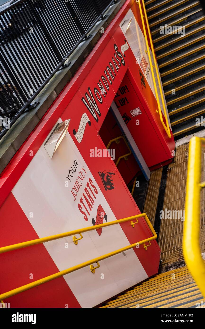 The Wonderpass a pedestrian subway crossing that connects Baker Street ...
