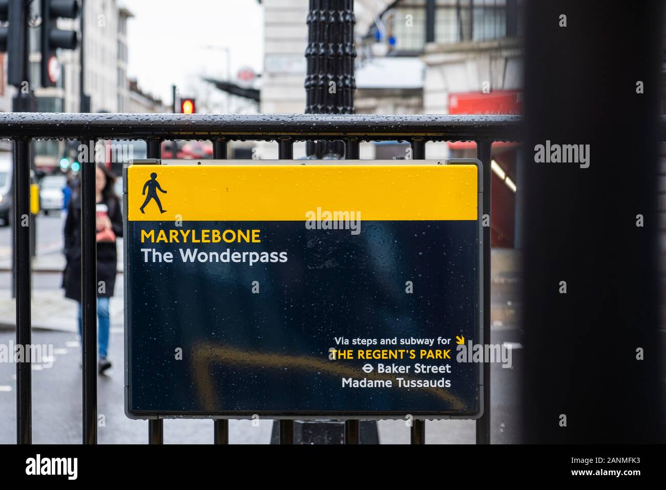 The Wonderpass a pedestrian subway crossing that connects Baker Street ...