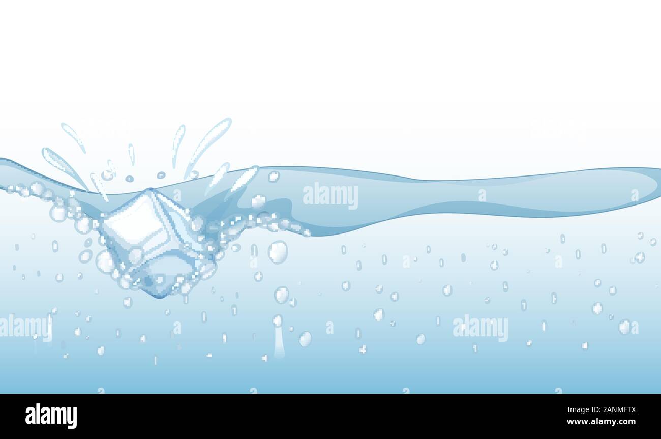 Icecube background Stock Vector Images - Alamy
