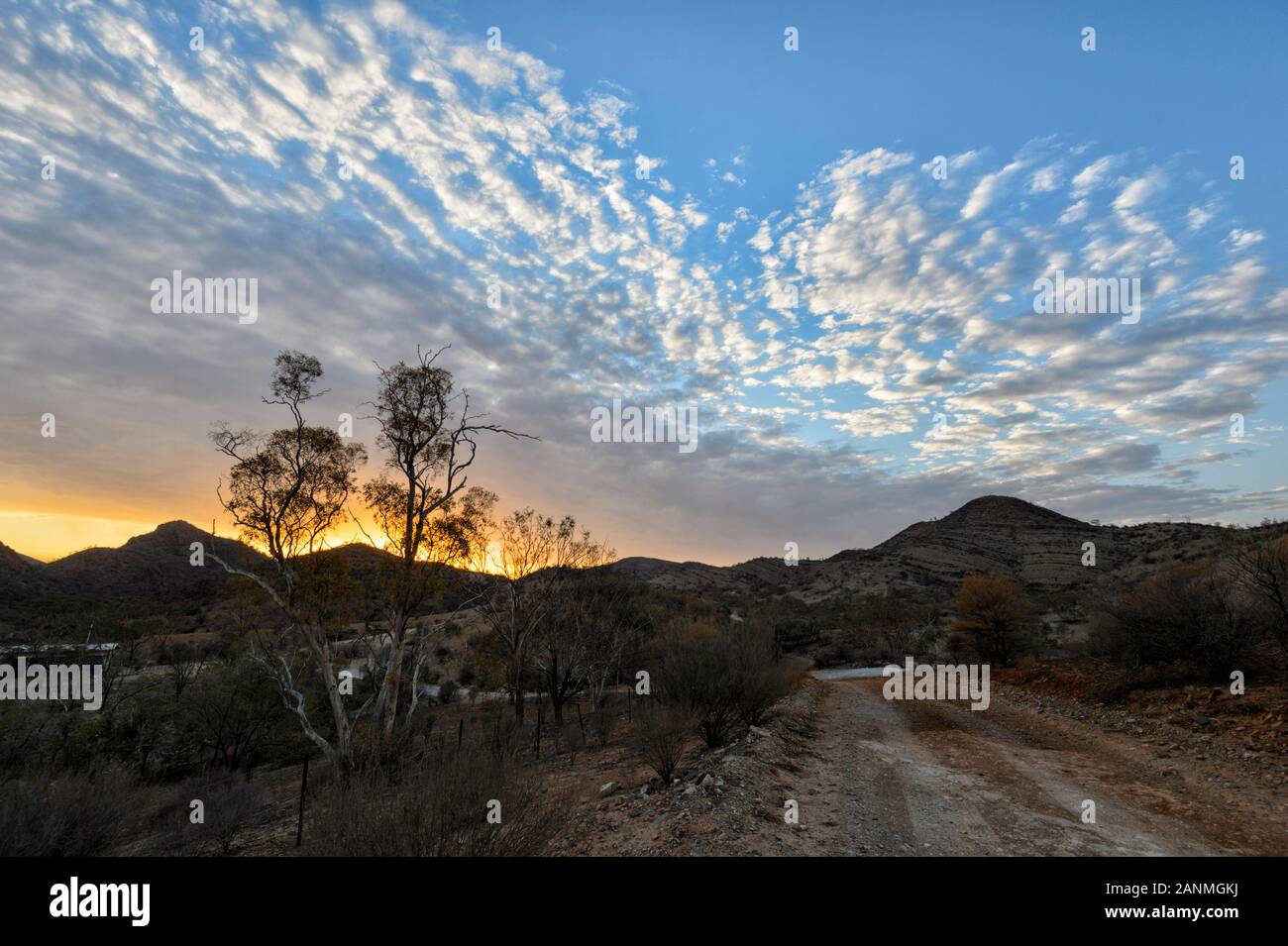 Dramatic scenery over australian bush and landscape hi-res stock ...