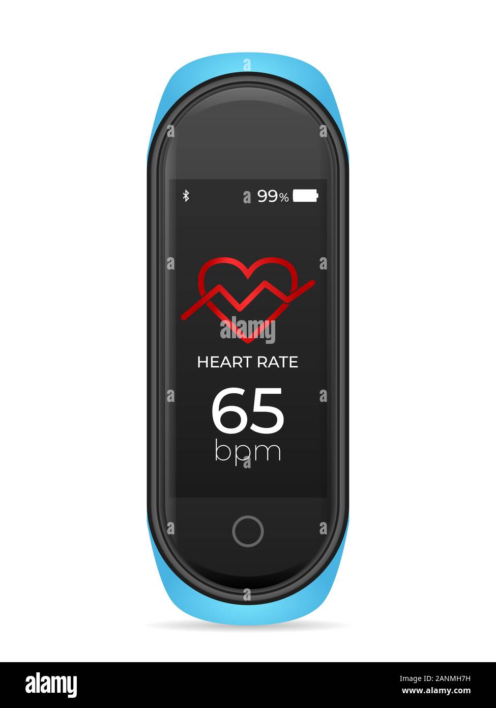 Smart band on a white background. Vector illustration Stock Photo - Alamy