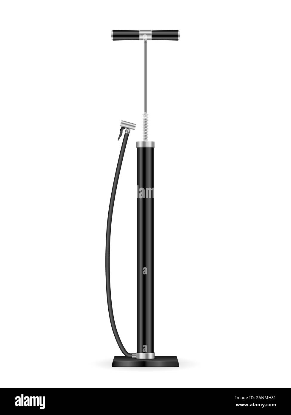 Hand air pump on a white background. Vector illustration Stock Photo ...