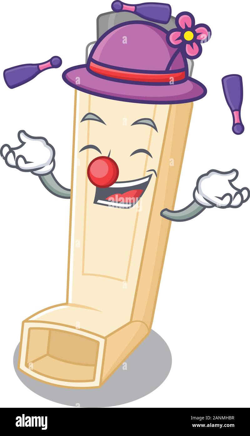 Smart asthma inhaler cartoon character design playing Juggling Stock ...
