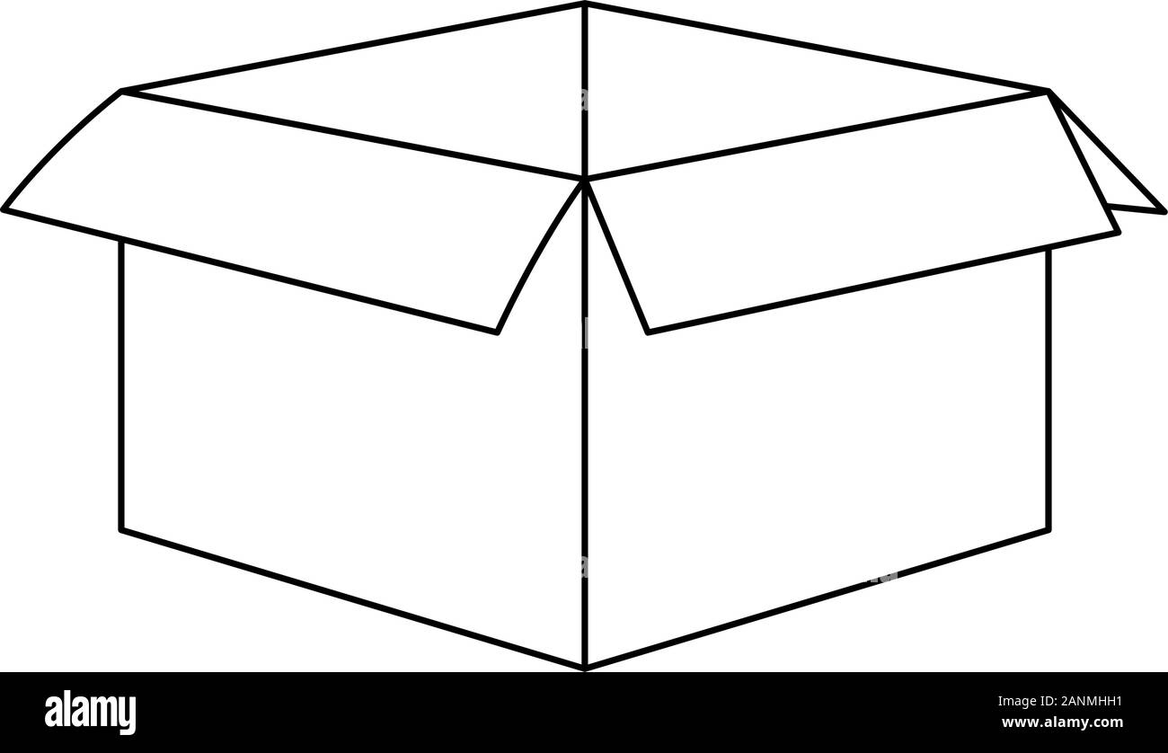 box icon image, flat design Stock Vector Image & Art - Alamy