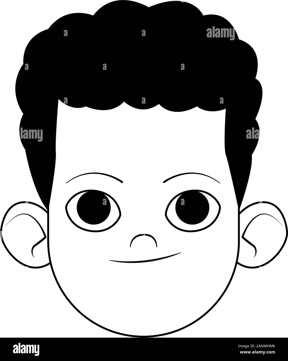 boy face icon, flat design Stock Vector Image & Art - Alamy