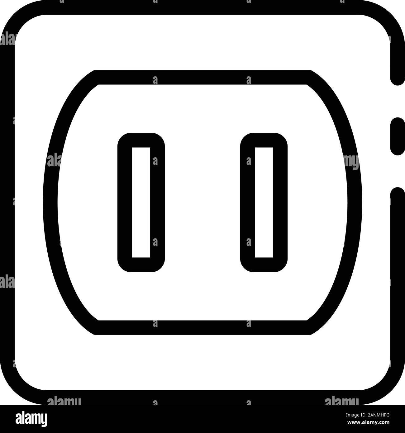 Line room socket icon, outline style Stock Vector Image & Art - Alamy