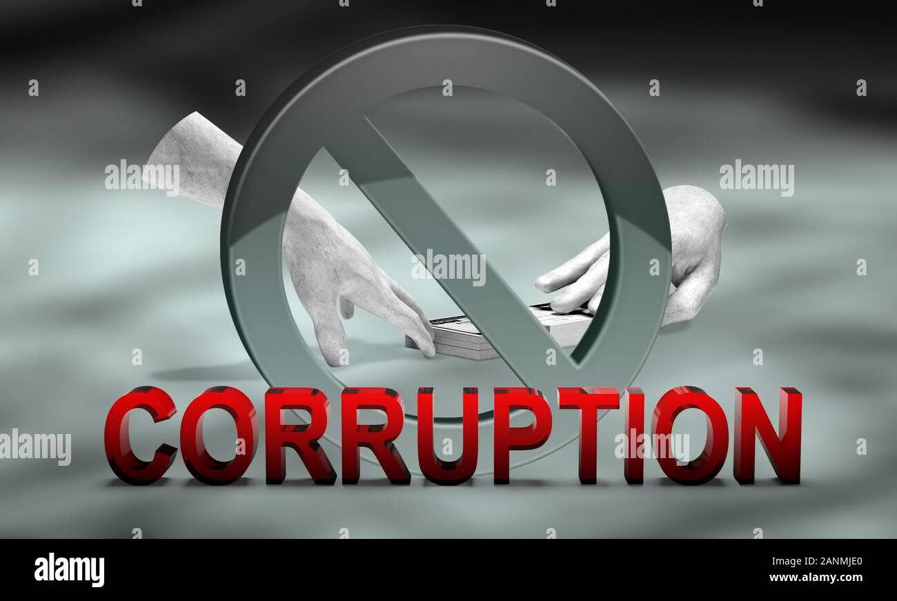 Money Corruption Logo