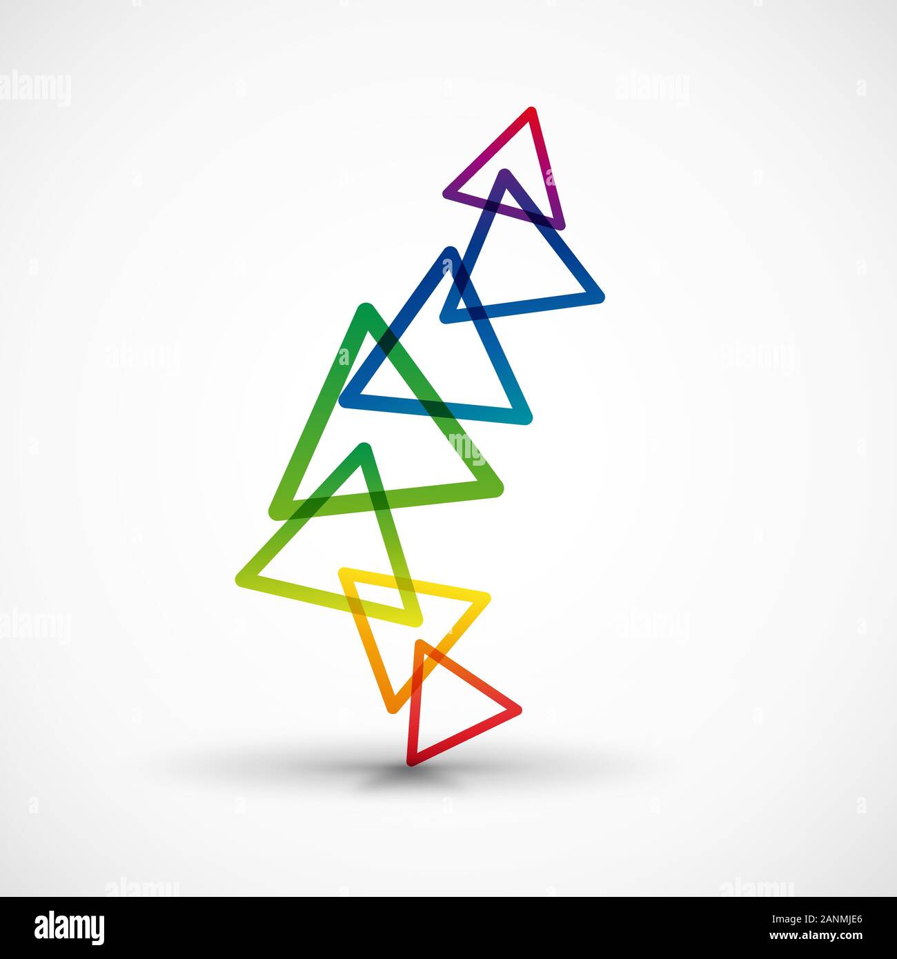 Vector illustration triangle Stock Vector Image & Art - Alamy