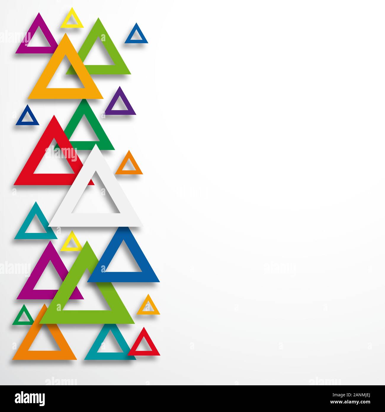 Vector illustration triangle Stock Vector Image & Art - Alamy