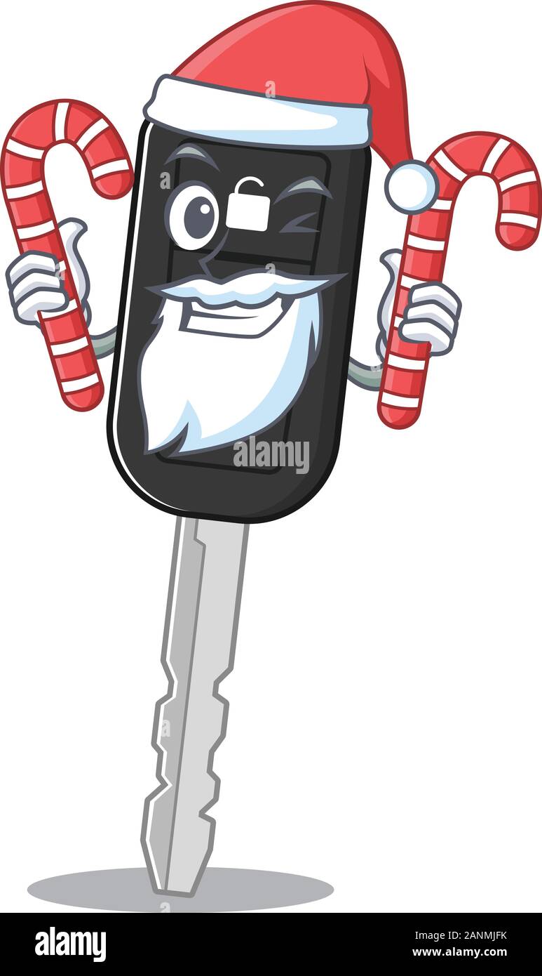 Santa key character cartoon hi-res stock photography and images - Alamy