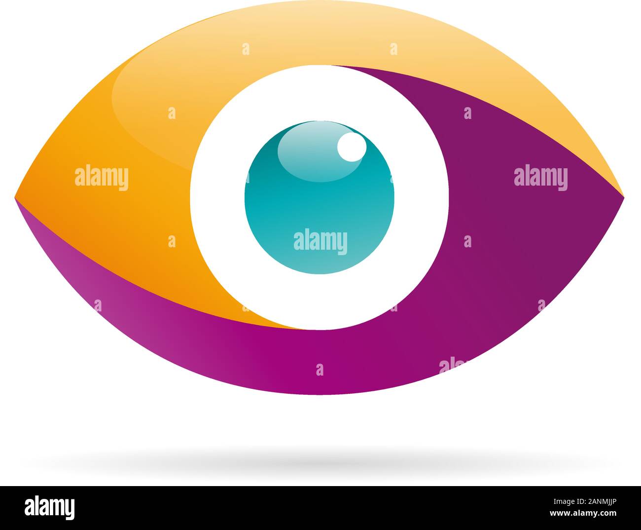 Colorful eye Stock Vector Images - Alamy