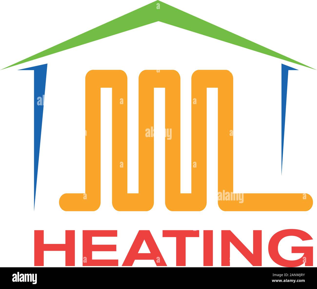 Vector sign domestic heating Stock Vector Image & Art - Alamy