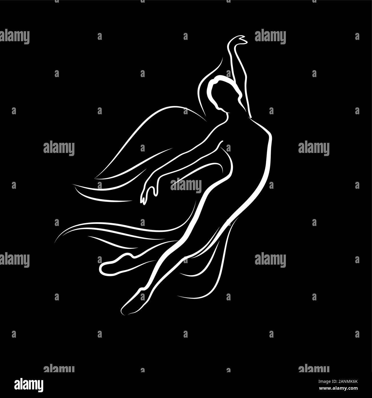 Flying pen Stock Vector Images - Alamy