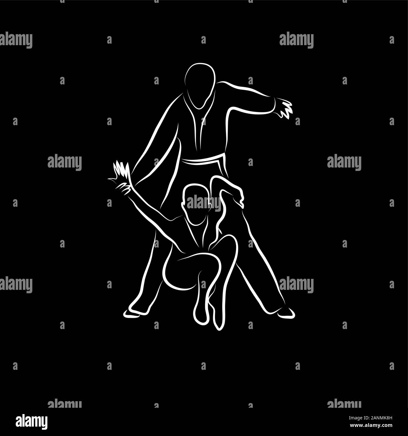 American dance hall Stock Vector Images - Alamy