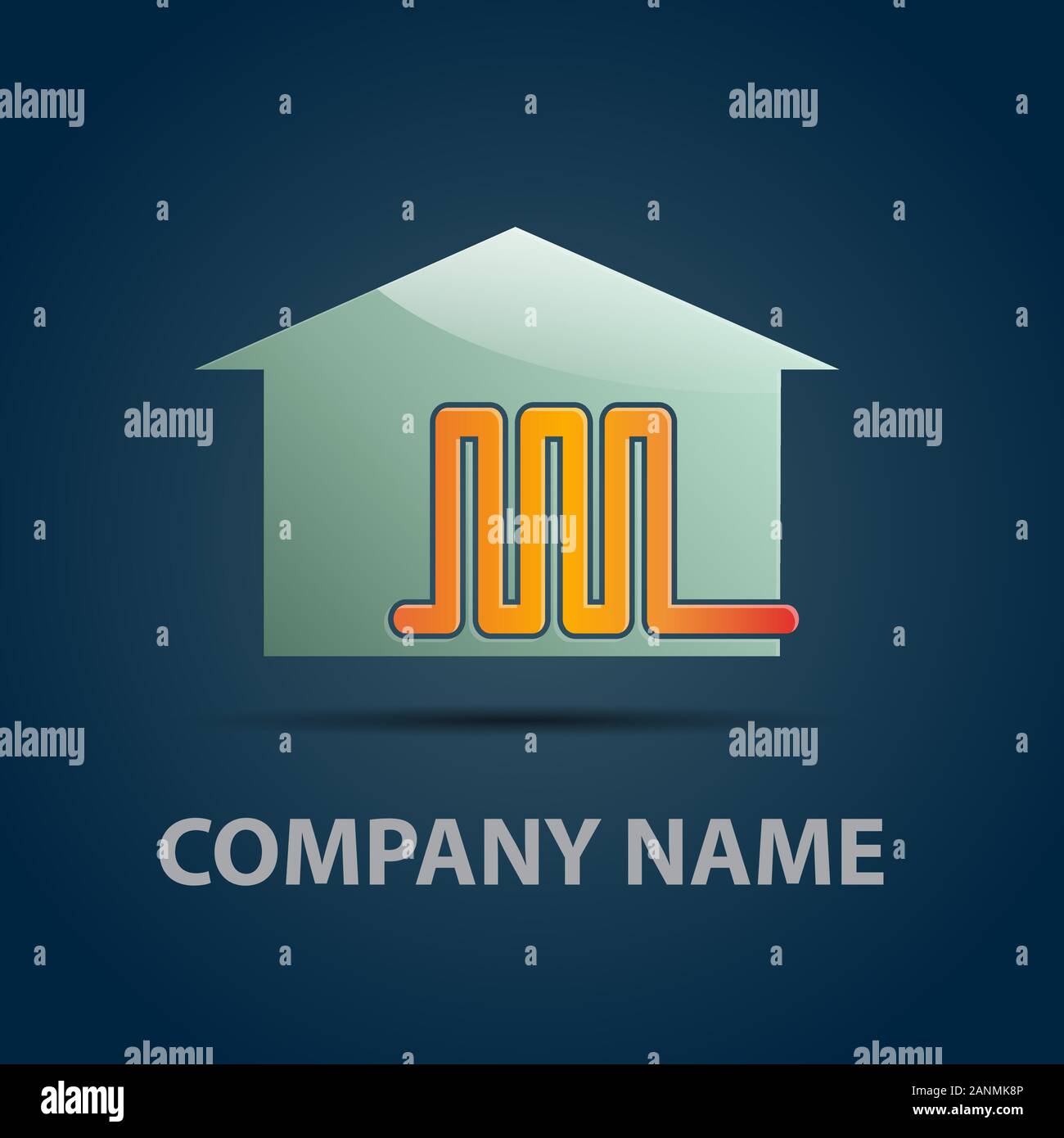 Vector sign domestic heating Stock Vector Image & Art - Alamy