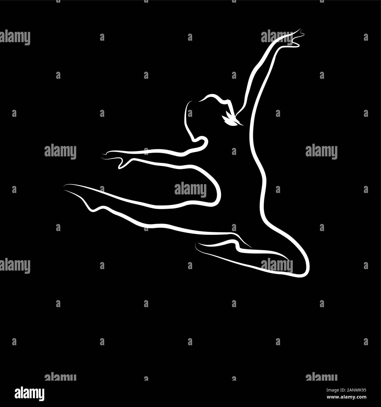 Vector illustration classical ballet Stock Vector Image & Art - Alamy