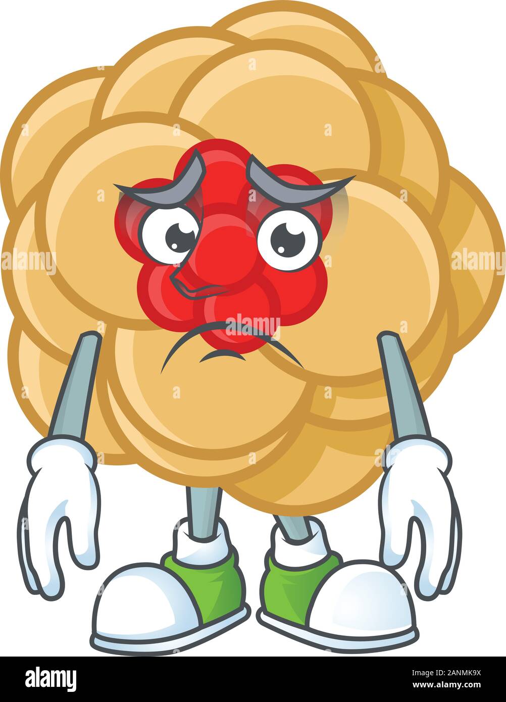A picture of chinese gold flower showing afraid look face Stock Vector ...