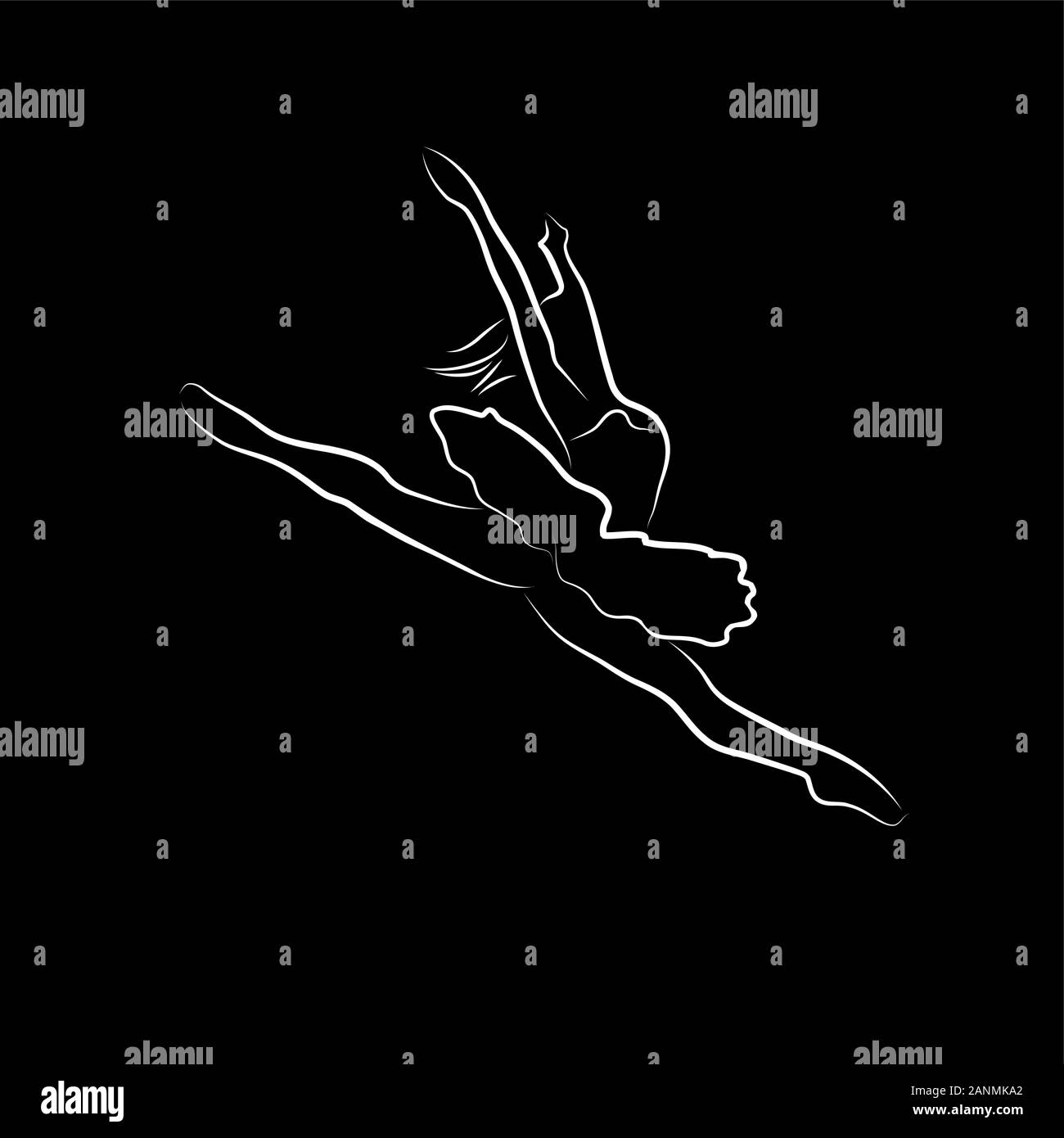 Vector illustration classical ballet Stock Vector Image & Art - Alamy
