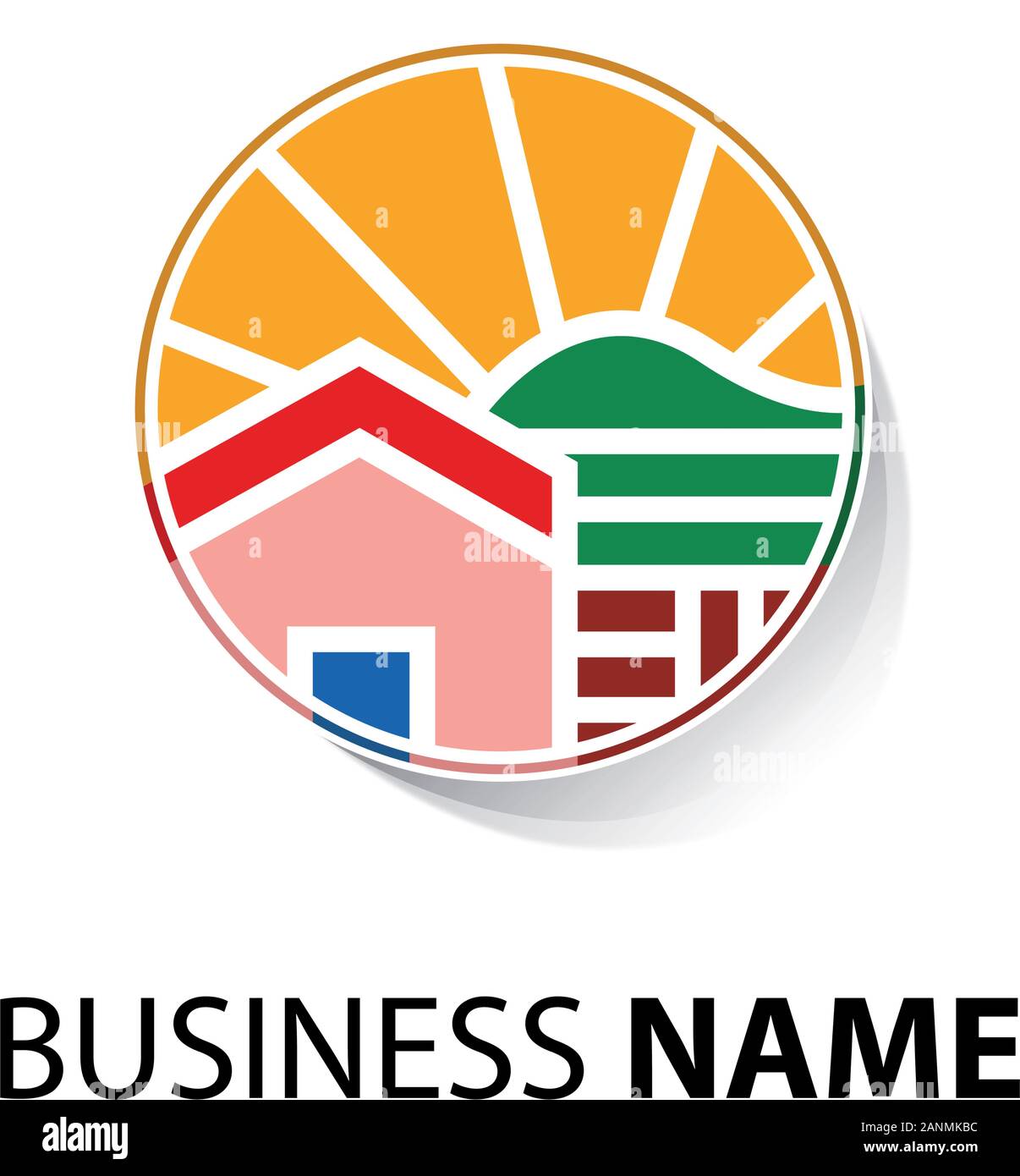 Farm name sign Stock Vector Images - Alamy