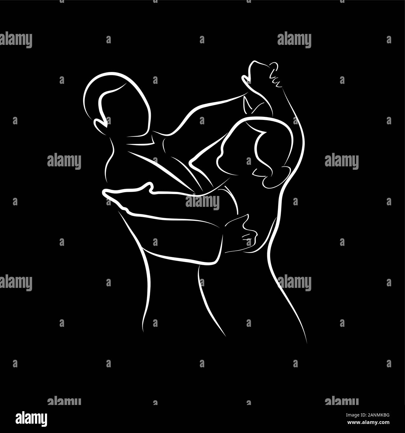 Couple ballet dance Black and White Stock Photos & Images - Alamy