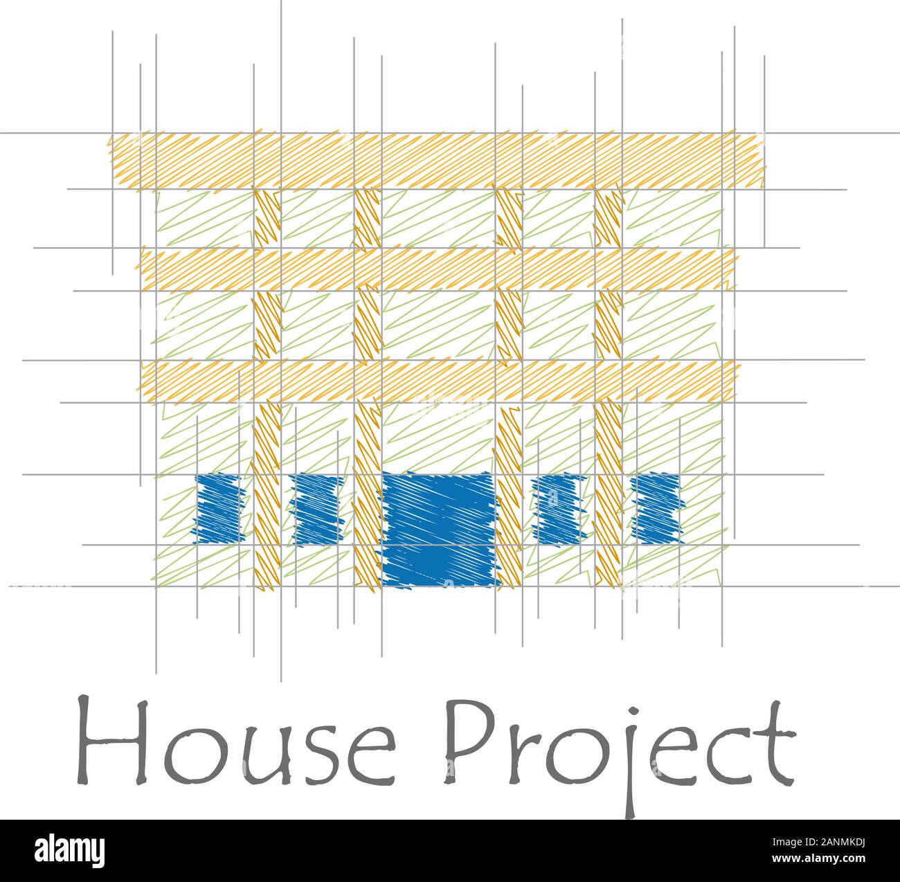 Vector sign house project Stock Vector Image & Art - Alamy