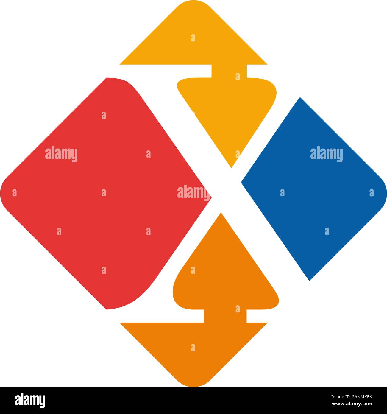 Vector color sign initial letter X Stock Vector Image & Art - Alamy