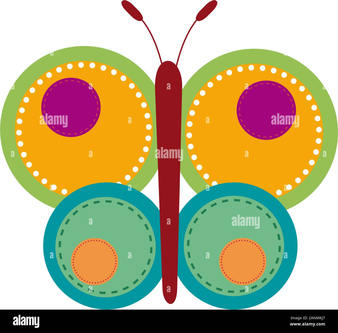 Vector sign modern butterfly Stock Vector Image & Art - Alamy