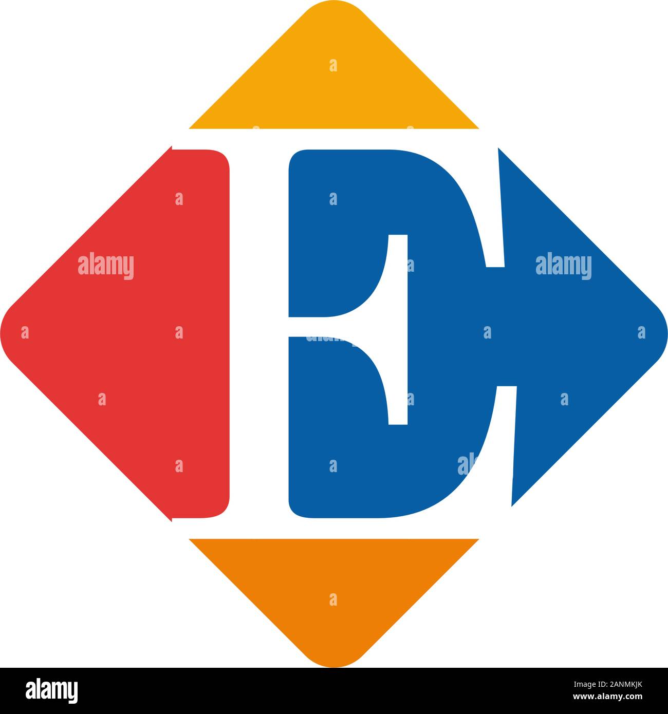 Vector color sign initial letter E Stock Vector Image & Art - Alamy
