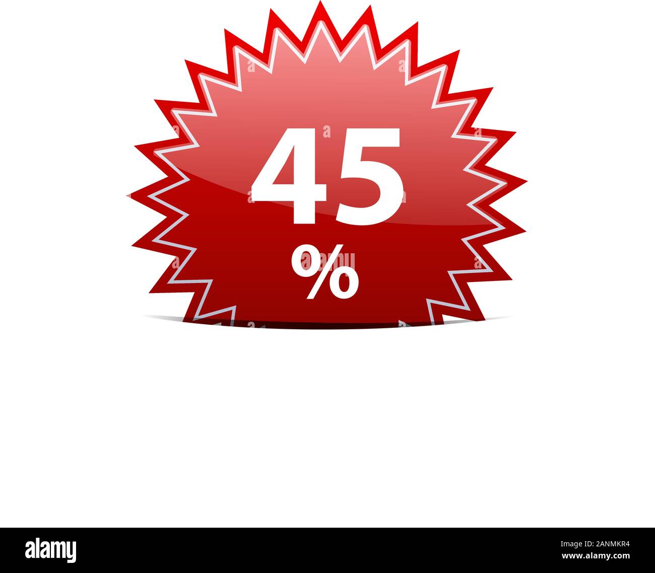 Vector sign discount 45 Stock Vector Image & Art - Alamy