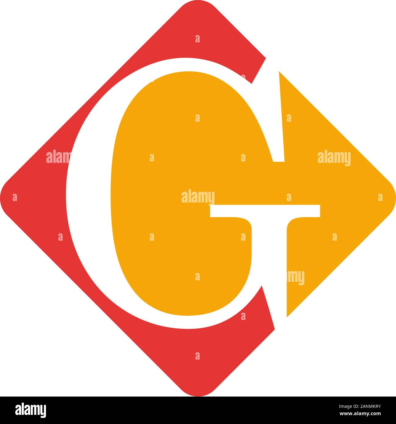 Vector color sign initial letter G Stock Vector Image & Art - Alamy