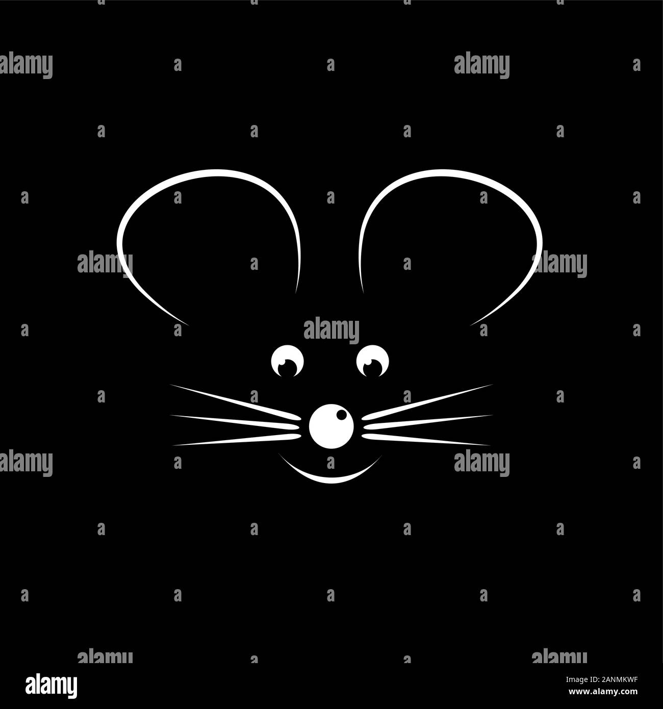 Vector sign abstract stylized mouse Stock Vector Image & Art - Alamy