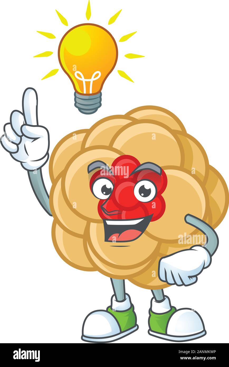 Have an idea gesture of chinese gold flower cartoon character design ...