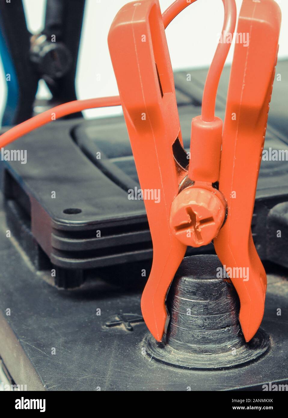Cable clamps hi-res stock photography and images - Alamy