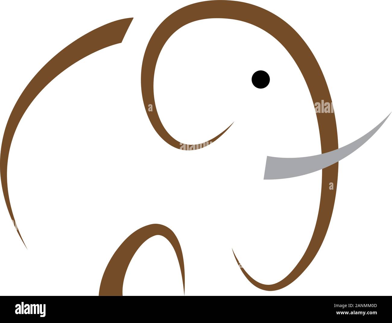 Simple Vector sign elephant Stock Vector Image & Art - Alamy