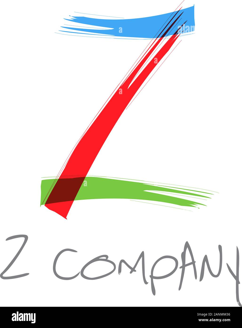 Vector initial letter Z, scrawled text Stock Vector Image & Art - Alamy