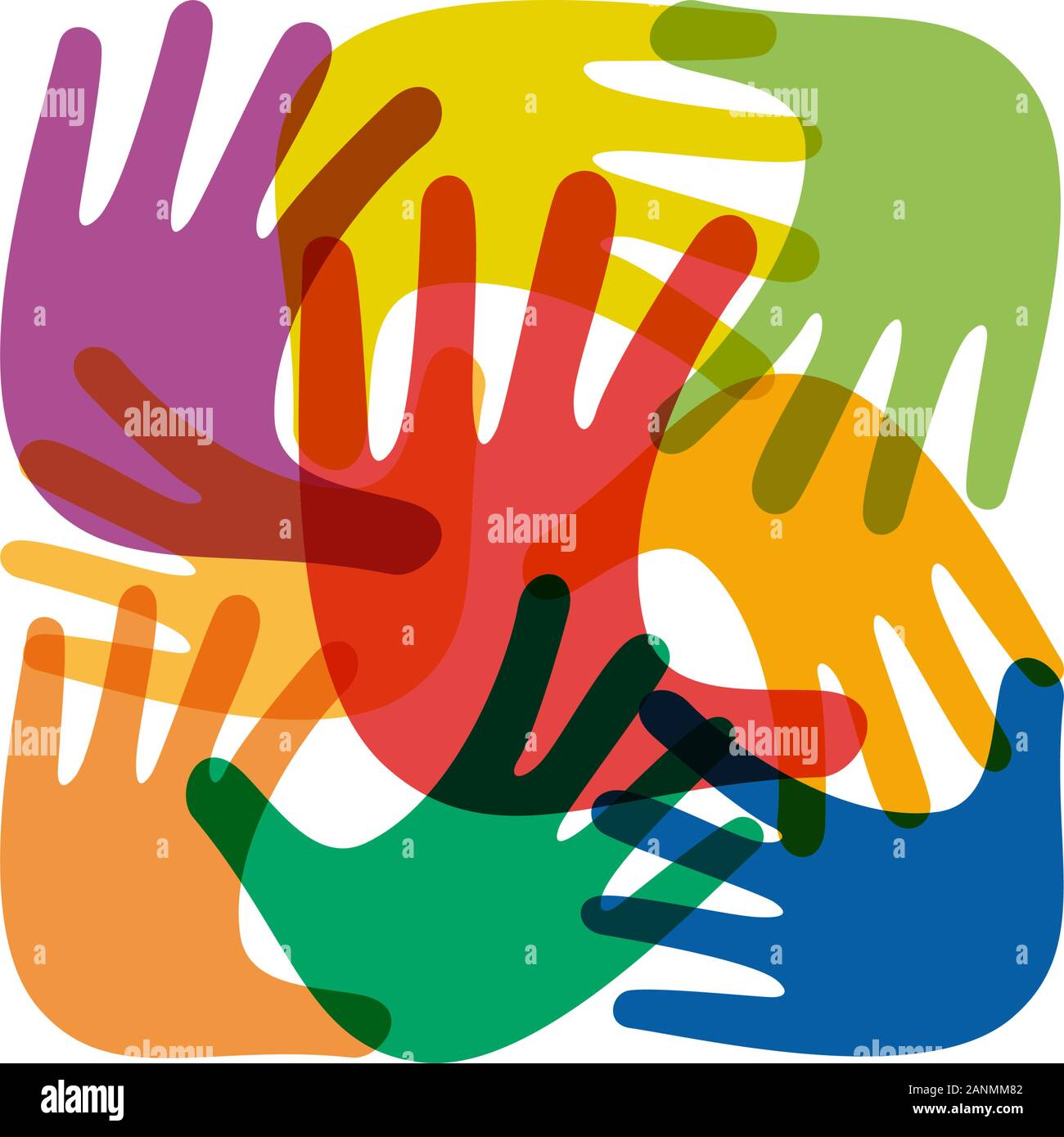Vector sign teamwork, hands crossed Stock Vector Image & Art - Alamy