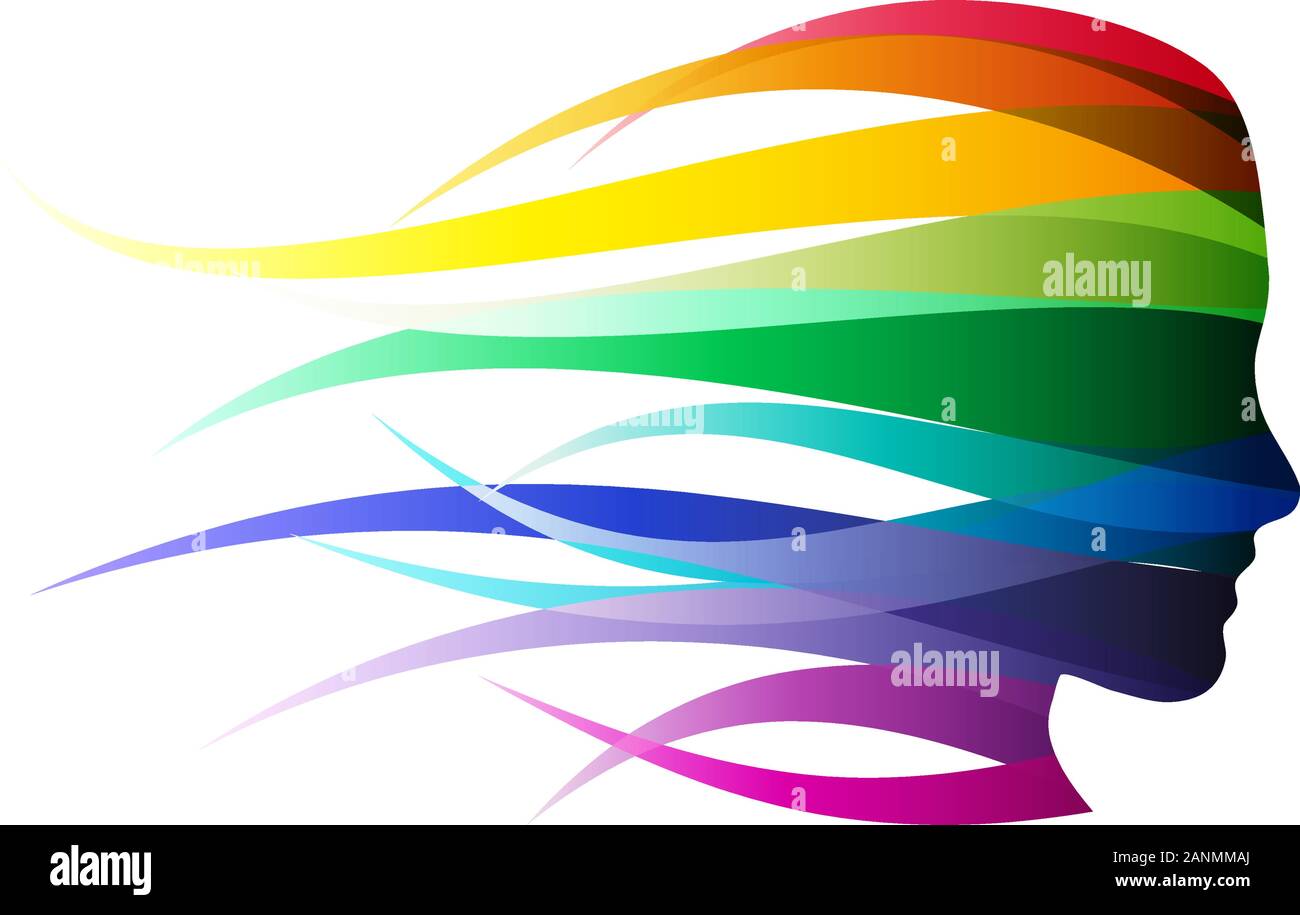 Running in wind Stock Vector Images - Alamy