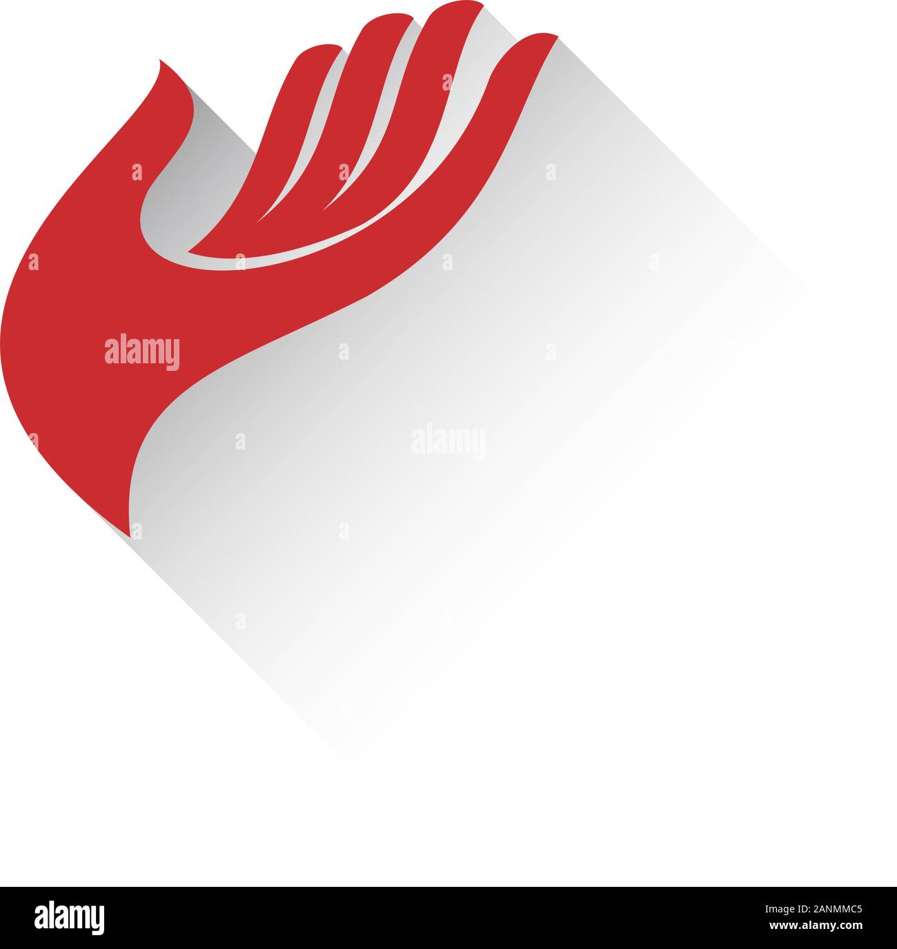 Vector sign hand, flat design Stock Vector Image & Art - Alamy
