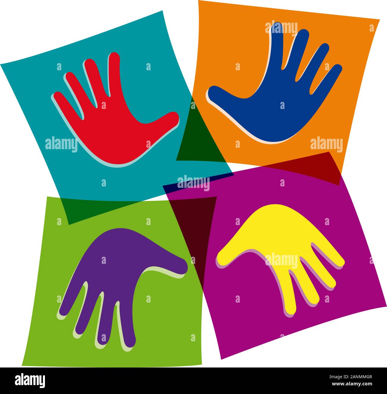 Funny teamwork concept Cut Out Stock Images & Pictures - Alamy