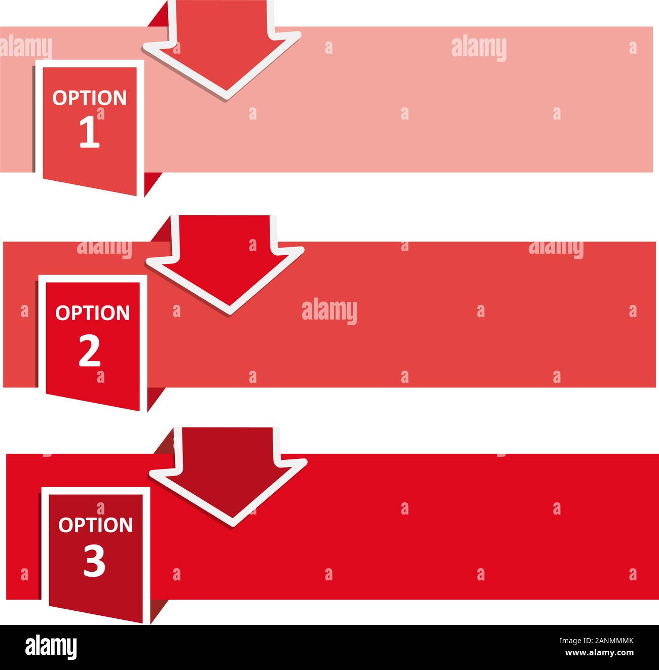 Vector faq labels, three options with arrows Stock Vector Image & Art ...