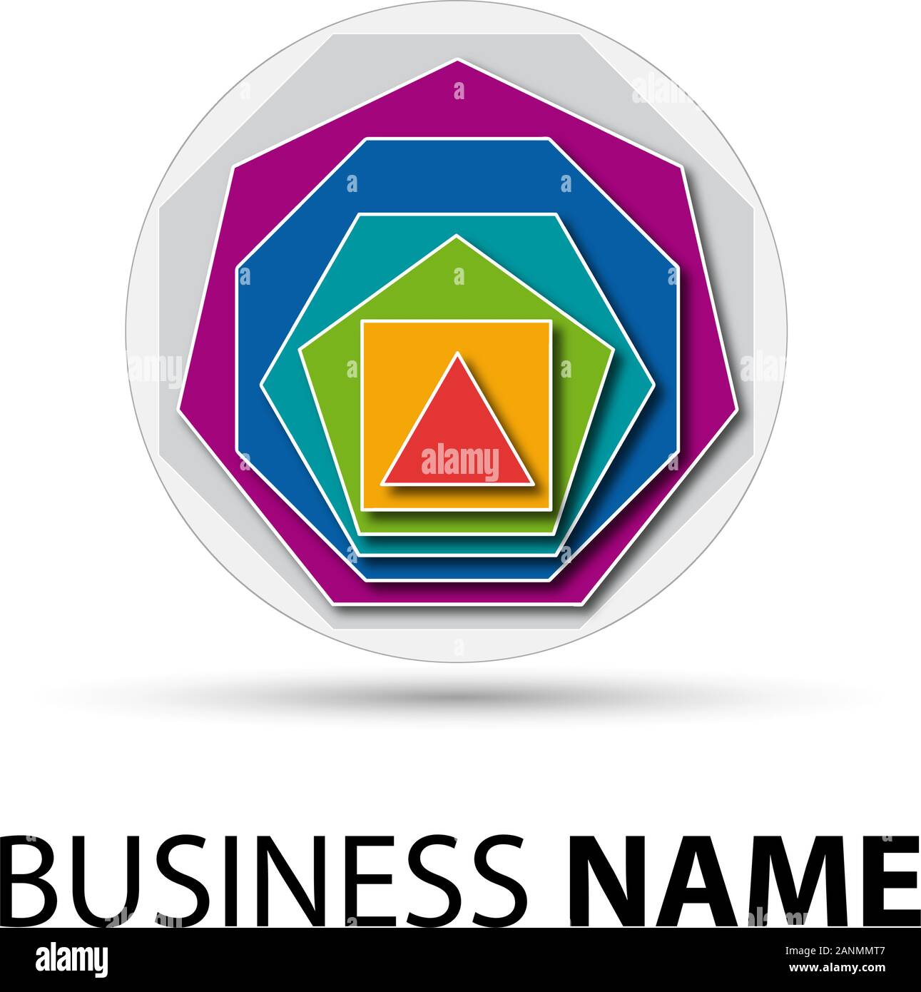 Vector abstract sign, geometric shape Stock Vector Image & Art - Alamy