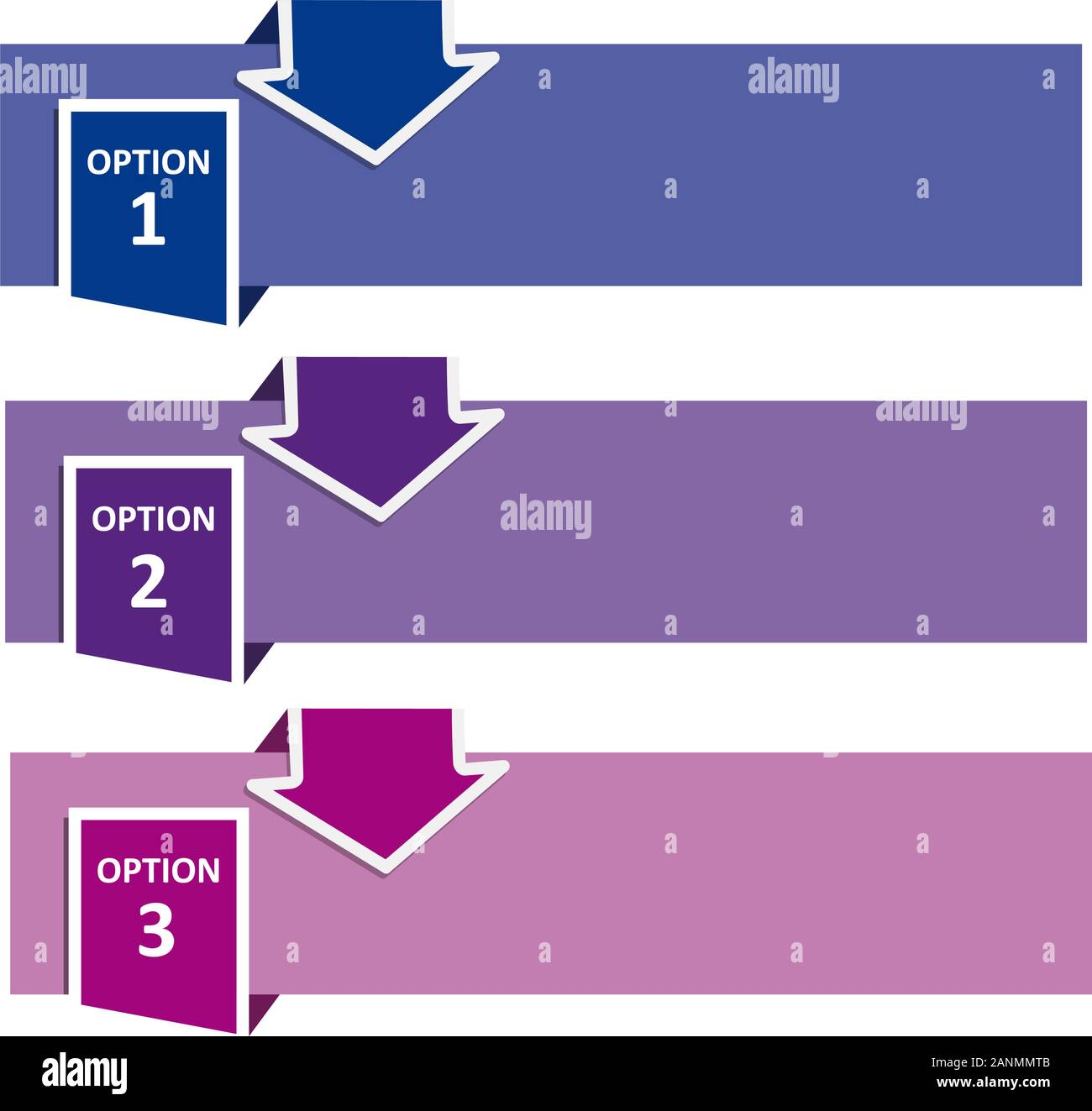 Vector faq labels, three options with arrows Stock Vector Image & Art ...
