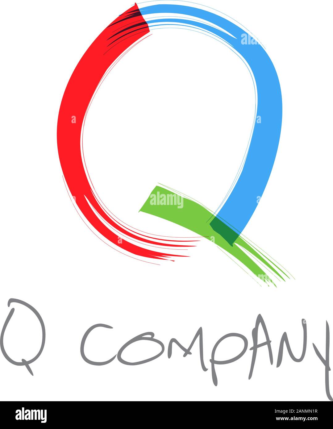 Letter Q Drawing Stock Vector Images - Alamy