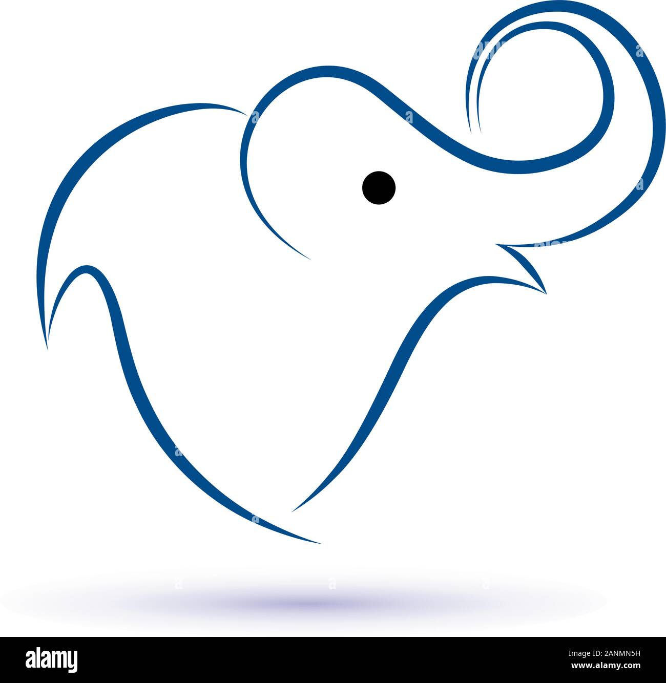 Simple Vector sign elephant Stock Vector Image & Art - Alamy