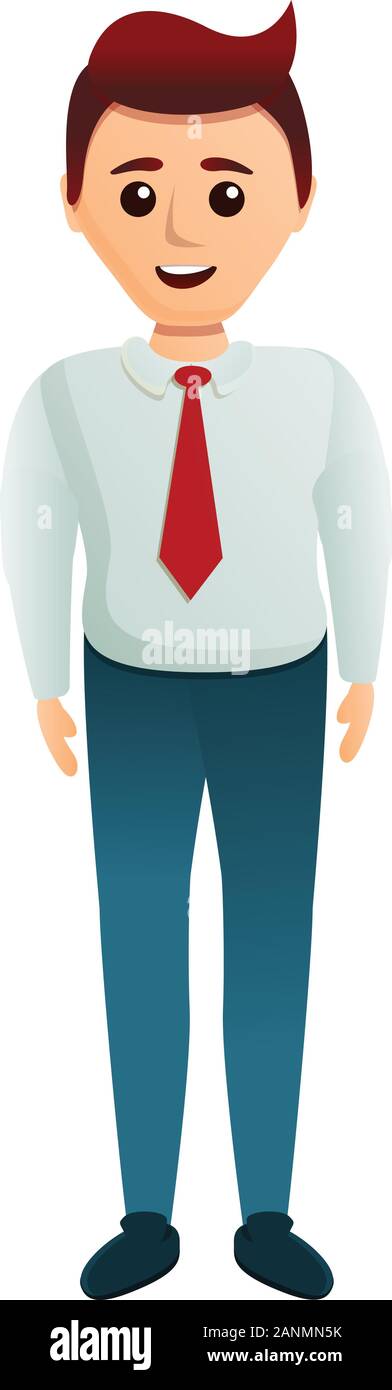 Student bank employer icon. Cartoon of student bank employer vector ...