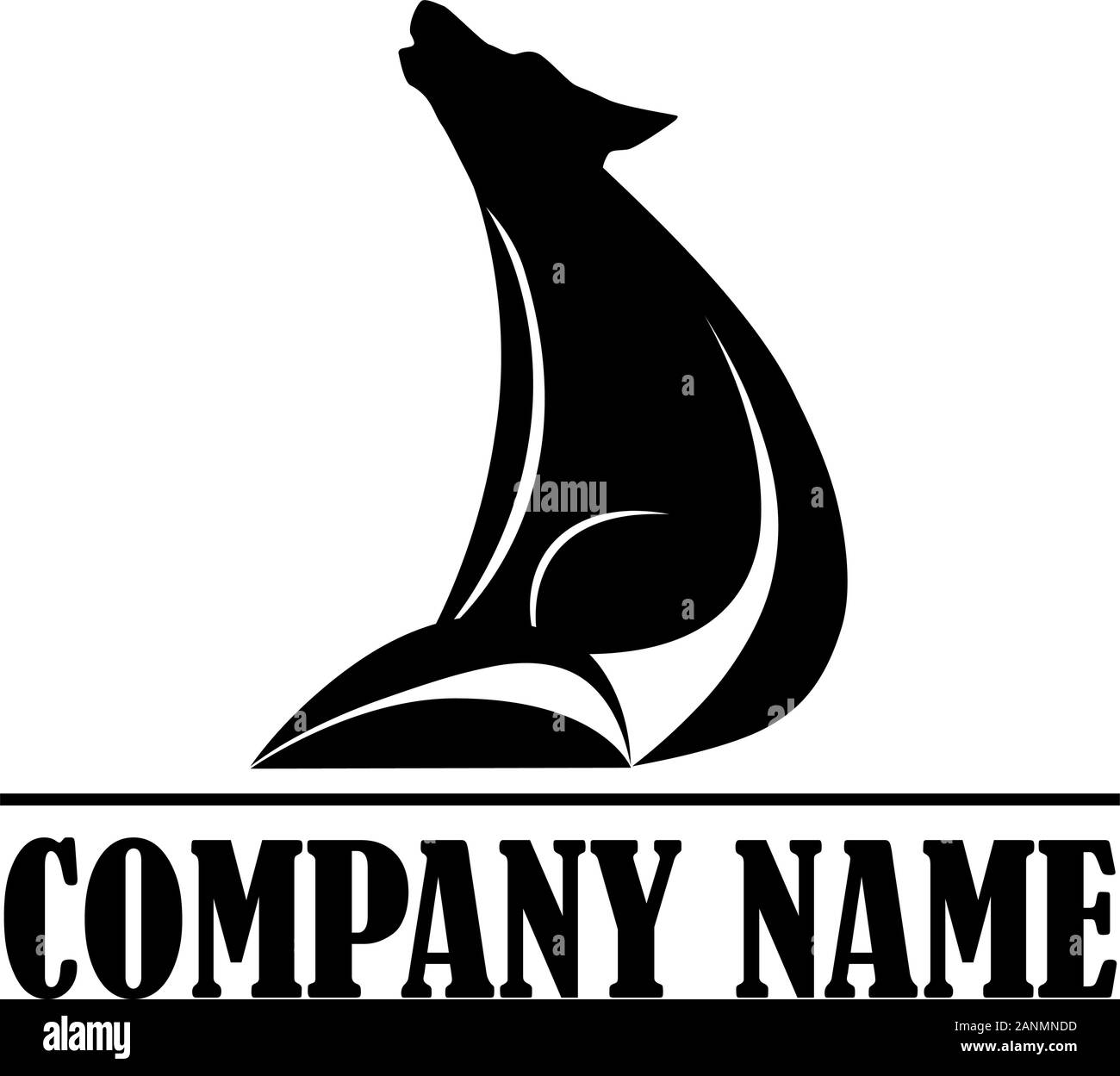 Noble wolf Stock Vector Images - Alamy