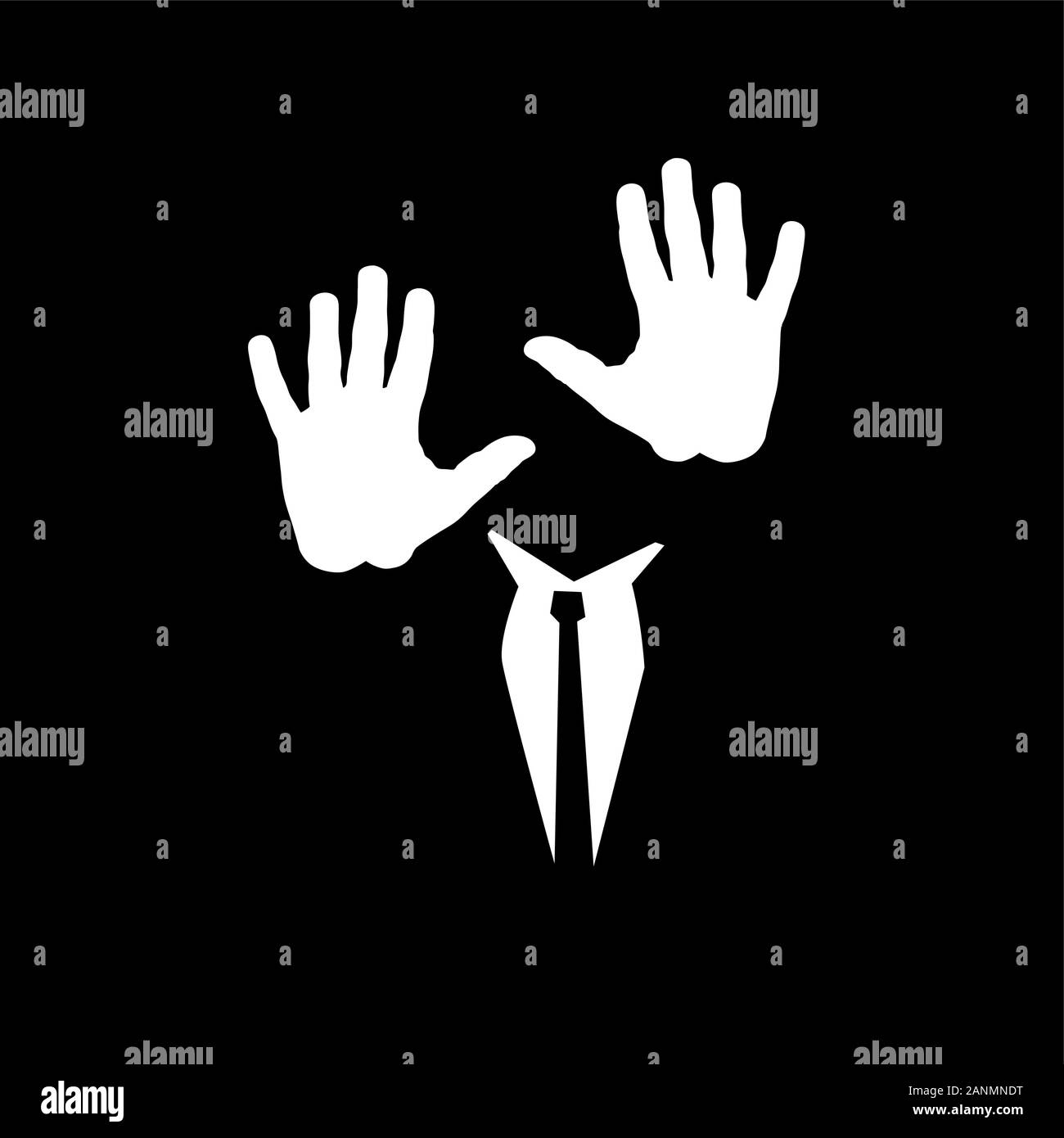 Man walking in the dark. Vector illustration Stock Vector Image & Art ...